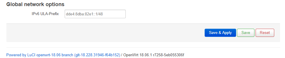 OpenWrt 配置 IPv6 NAT - Fogless
